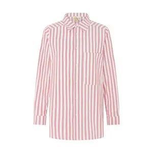 HAY LIFE White / Red Yapp Stripe Shirt Cherry Red / White - White/red