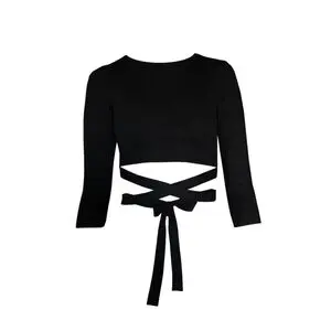 TOUCH BY ADRIANA CAROLINA Nino Knit Crop Top With Straps