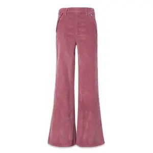 NOEND Dina High Waisted Wide Corduroy Trousers - Pink