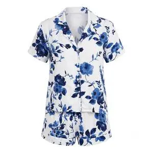 Yumi Kim Beauty Rest Floral Pajama Set - Blue