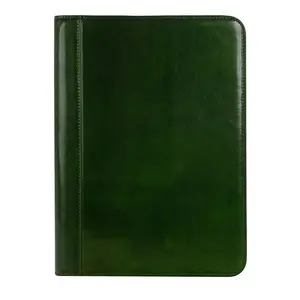 TIME RESISTANCE Leather Docuts Folder Organizer - Candide - Green