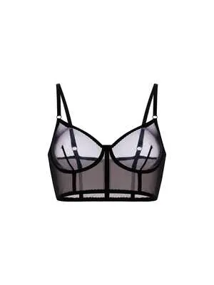 ZHILYOVA Unnamed Corset Bra - Black