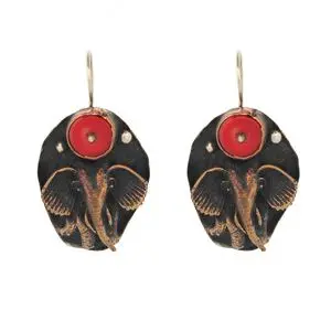 Ebru Jewelry Bronze Earrings