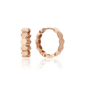 REIS JEWELLERY Honey Hoops - Rose Gold