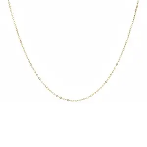 SPERO LONDON 9ct Trace Chain Necklace - Gold