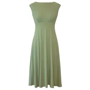 ALIE STREET LONDON A-line Midi Dress With Pockets - Green