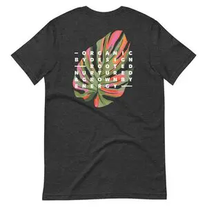 ANCHOR & CREW Heather Organic Design Passenger Organic Cotton T-shirt - Black