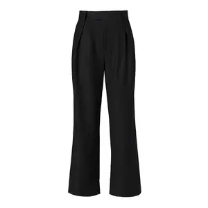 LITA COUTURE Wide Leg Wool Trousers