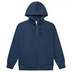 KNOWN SUPPLY Organic Cotton Zip Hoodie - Blue