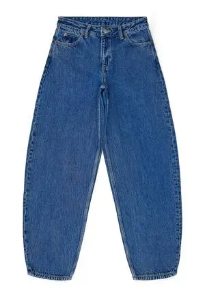 DR. DENIM Nanci Mid Barrel Stream Mid Retro - Blue