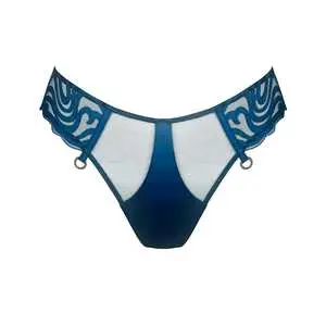 MONIQUE MORIN LINGERIE Echo Cheeky Abyss - Blue