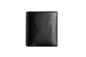 HARBER LONDON Leather Bifold Wallet With Rfid Protection - Black