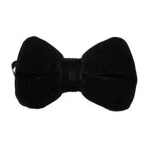 DAVID WEJ Velvet Pretied Bow Tie - Black