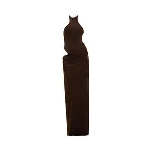 MARROMA Midnight Curve Dress - Brown
