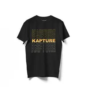 KAPTURE Green Light Printed Tee - Black