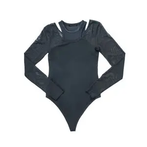 CIRCULAR PATH Betty Bodysuit Tall - Black