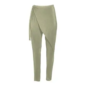 CARLTON JONES Bamboo Wrap Pant - Green