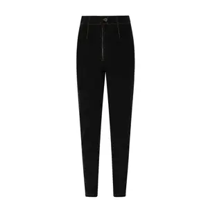 CIRCULAR PATH Ankle Crop Skinny Jeans Ebony Tall - Black