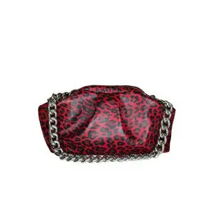 RUJ HERITAGE Red / Black Mini Puffy Bag Rosso Animalier - Red/black