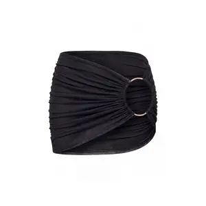 KHELA THE LABEL Don't Ring Twice Mesh Skirt - Black
