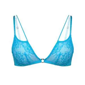 MONIQUE MORIN LINGERIE Amphitrite Bralette Flame - Blue