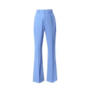 AGGI BY HALEWSKI Camilla Skyway Flared Pants - Blue