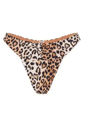 WILD LOVERS LONDON Honeycomb Bikini Bottoms - Brown