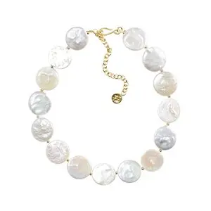 ADRIANA PAPPAS DESIGNS Beach Babe Choker Gold Filled - White