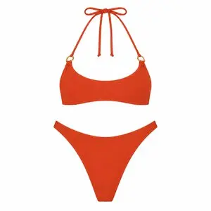 CHIARELLA Golden Terracotta Bikini- Terracota - Orange