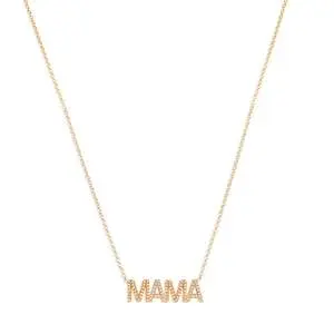 Maya Brenner Designs Pavé Mama Necklace