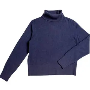 PORRIDGE KNITWEAR Cashmere Anne Poloneck Navy - Blue