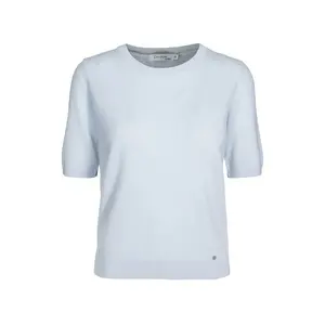 TIRILLM Alina Cashmere T_ Shirt- Light - Blue