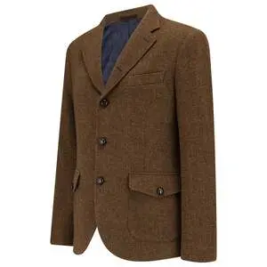GUARDS LONDON Allenby Tweed Blazer - Brown