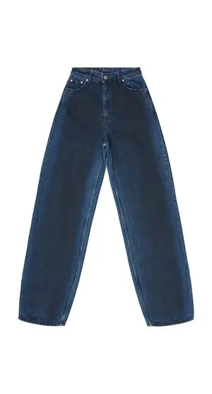 DR. DENIM Donna High Relaxed Stream Black Coat - Blue