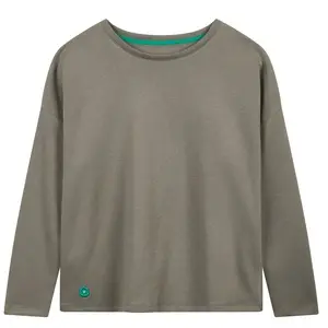 LOUNGERS Boxy Sweatshirt Taupe - Grey