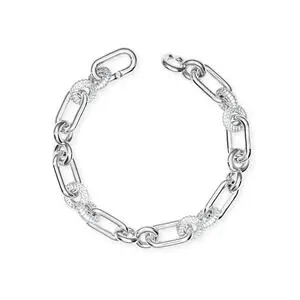 MEULIEN Infinity Circle Link Bracelet - Silver