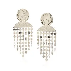 JAREDJAMIN Koren Clip On Earrings - Silver