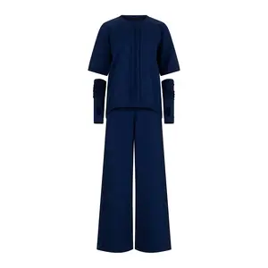 CLOTHES BY LOCKER ROOM Navy Three-piece Set - Blue