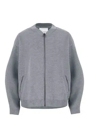SALANIDA Onda 100% Merino Bomber Jacket Light - Grey