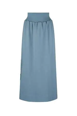 DREF Aurora Track Skirt Faded Denim - Blue