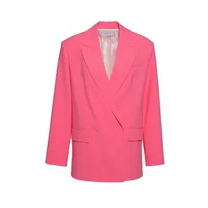 AGGI BY HALEWSKI Petra Barbie Oversized Blazer Pink