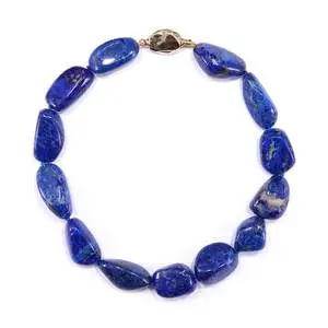 MINERALGEMS ✩ STUDIO Lapis Lazuli Necklace With Gold Vermeil Clasp - Blue