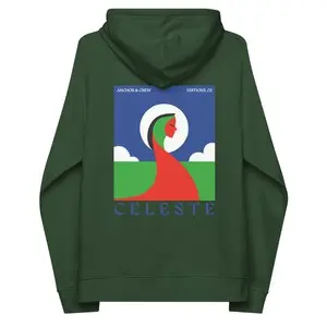 ANCHOR & CREW Bottle Three Celeste Editions Organic Cotton Hoodie - Green