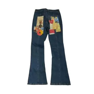 CIRCULAR PATH X Love Tara Zelda Zipper Jean - Blue