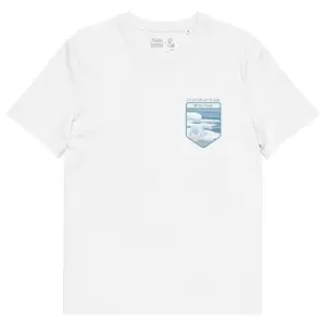 ANCHOR & CREW Think Ocean Polar Bear Love The Planet Organic Cotton T-shirt - White