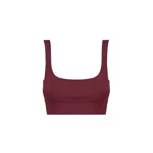 THE KOOZY Victoria Bralette In Burgundy - Red