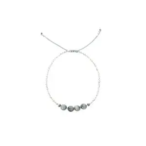 MARGOT VII Four Pearls Bracelet - Grey