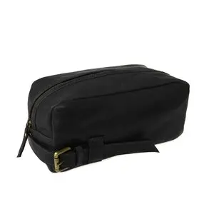 VIDA VIDA Wandering Soul Leather Wash Bag Buckle - Black