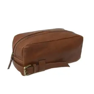 VIDA VIDA Wandering Soul Leather Wash Bag Buckle - Brown