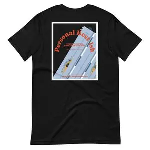 ANCHOR & CREW Personal Best-ish Swimming League Organic Cotton T-shirt - Black